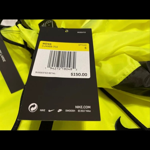 Nike | Jackets & Coats | Nike Sportswear Volt Black Tattoo Hooded ...